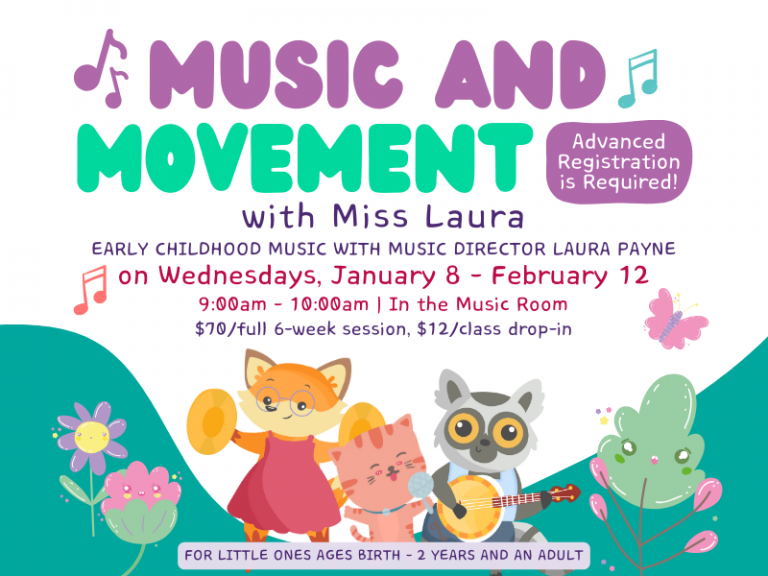 Music and Movement with Miss Laura - The Temple, Congregation B'nai Jehudah