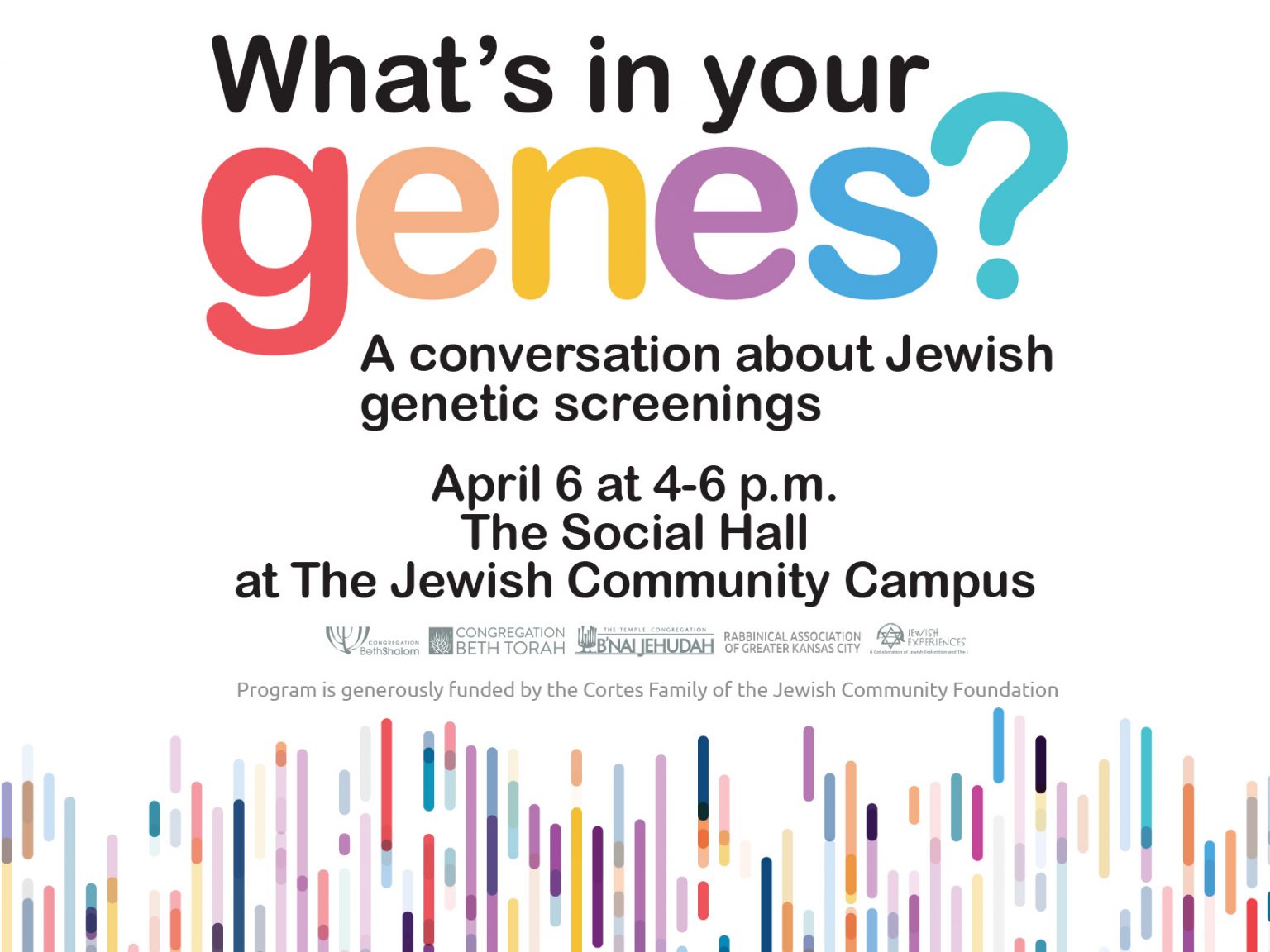 “What’s in Your Genes?” A Conversation about Jewish Genetic Screening ...